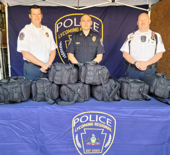 UPMC, regional EMS donate to Lyco police | News, Sports, Jobs - The Express